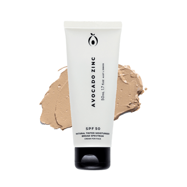 Natural Tinted Sunscreen - SPF 50 - Med/Dark - Beauty Warrior
